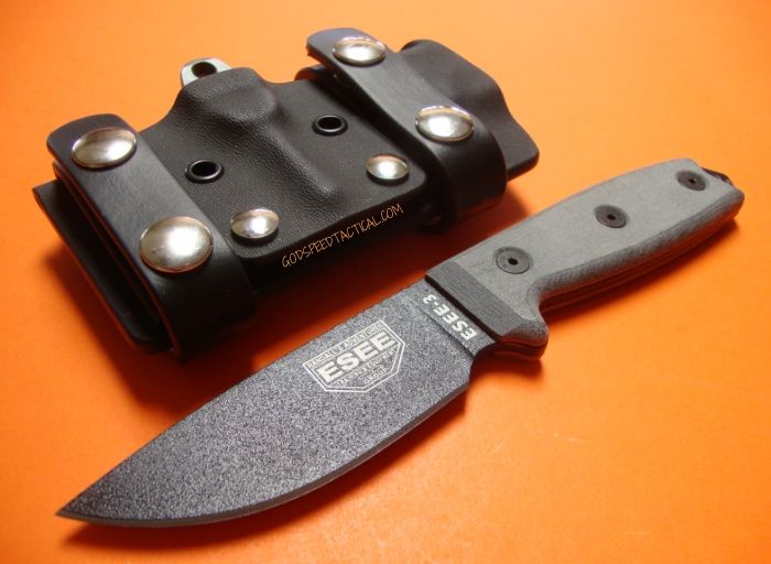 ESEE-3, ESEE-4, ESEE-5 & ESEE-6 Knives w/Custom Kydex Sheaths All NIB ...