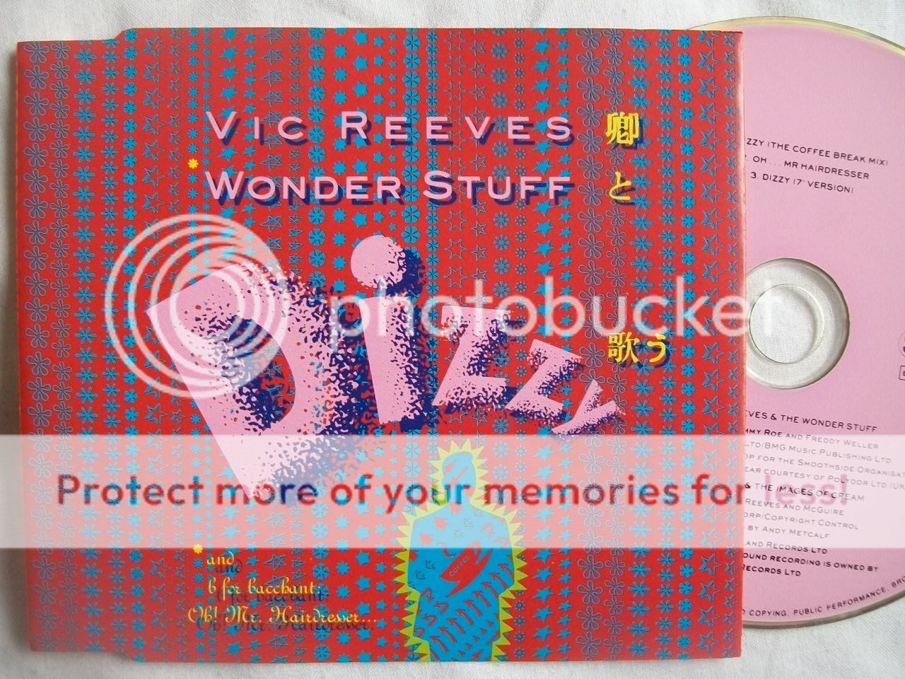 Album DIZZY by VIC REEVES AND THE WONDER STUFF on CDandLP