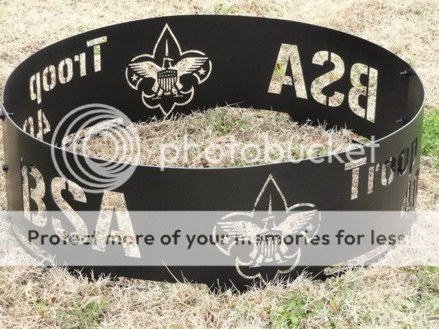 Boy Scout Fire Pit Ring - PlasmaSpider